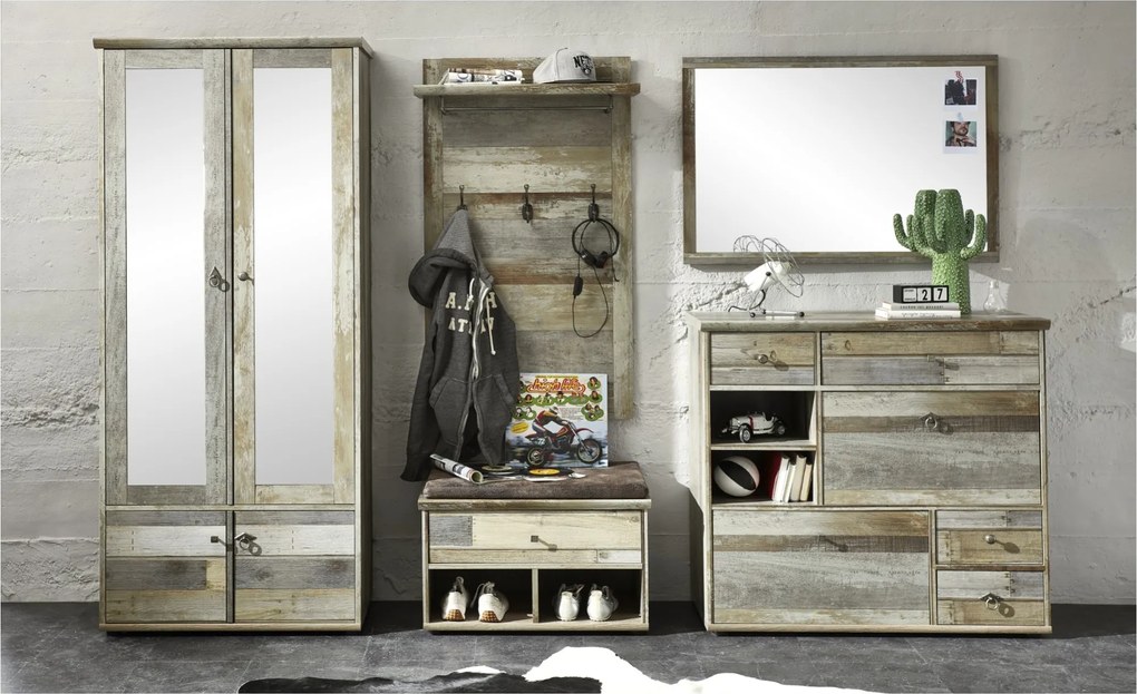 Sconto Předsíňový panel BONANZA driftwood