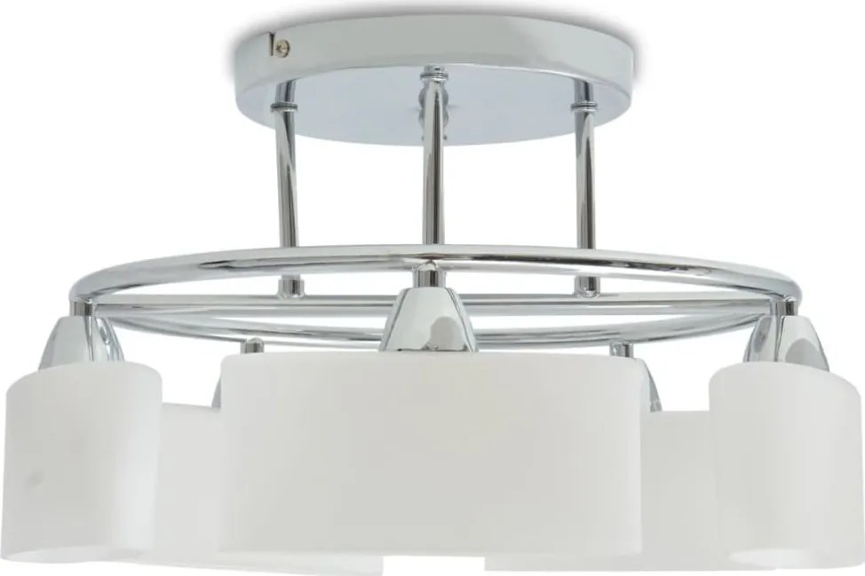 vidaXL Stropní svítidlo s eliptickými stínidly na 5 žárovek E14 200 W [50494]
