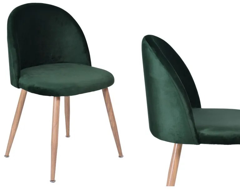 TZB Designová čalouněná židle Jazz - tmavě zelená