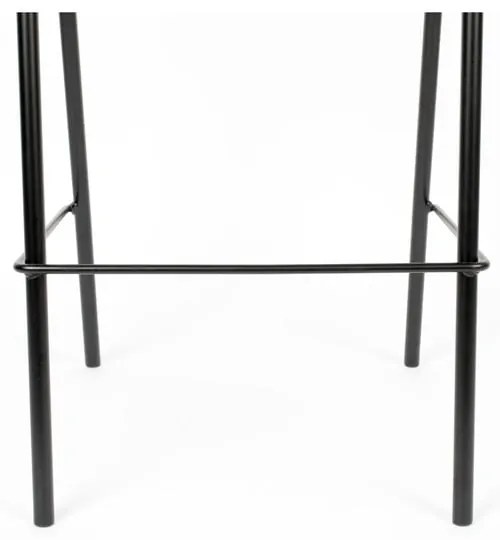 Černé ratanové barové židle v sadě 2 ks 106 cm Jort - Zuiver