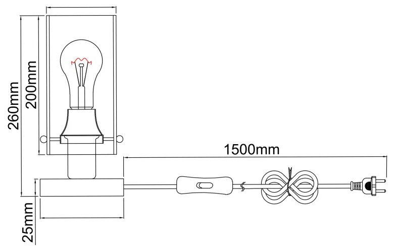 GLOBO FANNI 15564T Stolní lampa