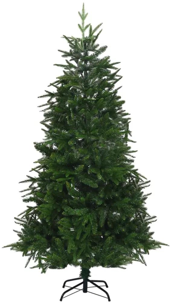 vidaXL Umělý vánoční stromek zelený 210 cm PVC a PE