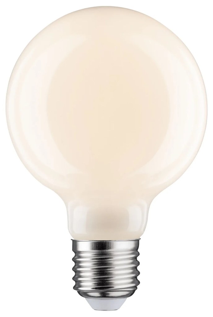 Paulmann 28623 LED opálová žárovka, 6W LED 2700K E27 stmívatelná, výška 12cm