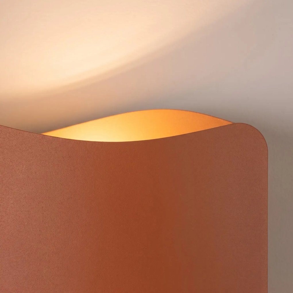 Sollux Lighting Nástěnné svítidlo TILA 30 okrově červené