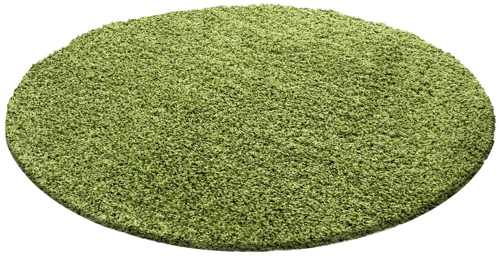 Ayyildiz koberce Kusový koberec Dream Shaggy 4000 Green kruh - 80x80 (průměr) kruh cm