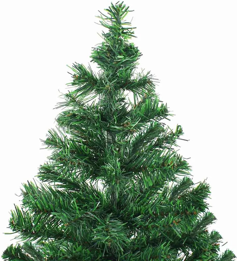 Umělý vánoční stromek s LED a sadou koulí 180 cm 564 větviček 3077575