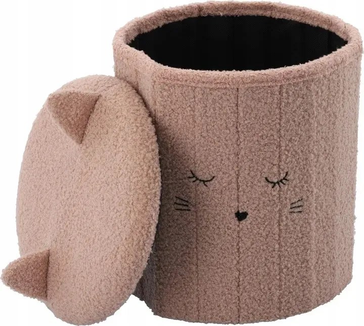 CH Taburetka s úložným prostorem Alice - růžová