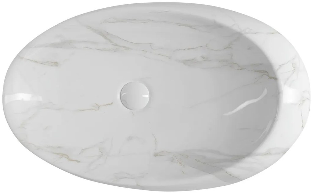 Sapho DALMA 68 x 44 x 16,5 cm MM317 keramické umyvadlo carrara