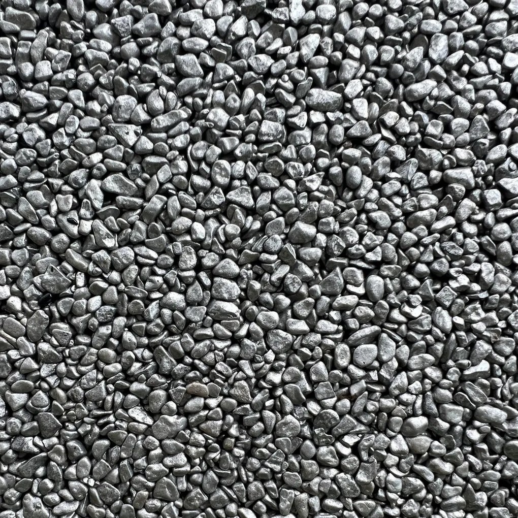 Báča Beton Kamenný koberec na podlahu Silver Frakce: Střední (1 – 4 mm), vydatnost setu 1,8 m², Doporučené použití v: exteriéru - dvousložkový polyuretan