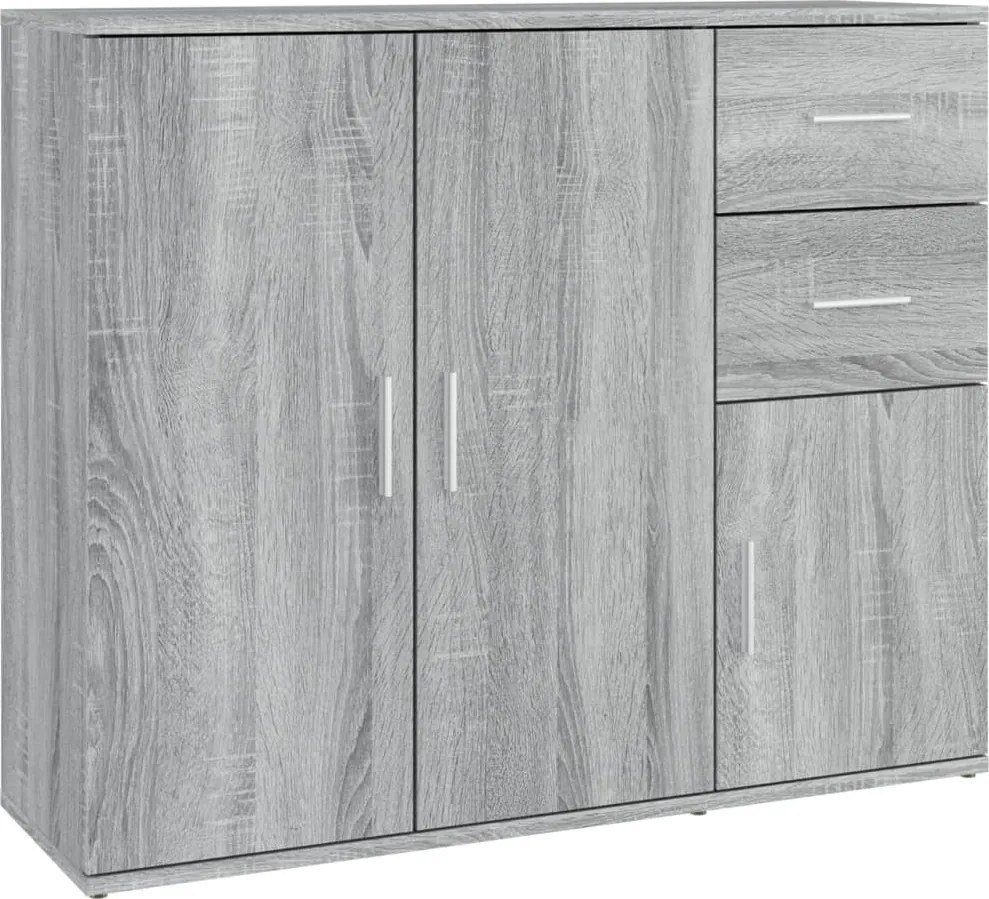 vidaXL Příborník 91 x 29,5 x 75 cm, konstrukční dřevo [823275] Barva: dub artisan