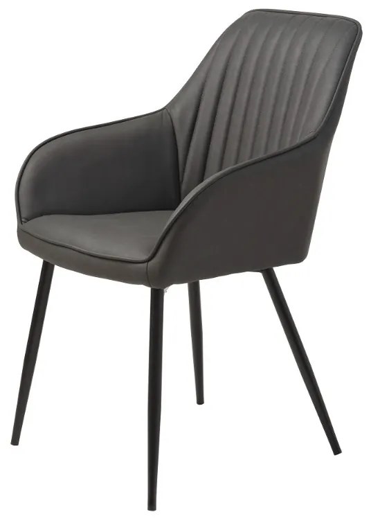 Designová židle Jadwiga III tmavě šedá