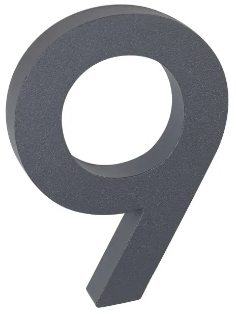 Domovní číslo "9", RN.100LV, strukturované, antracit
