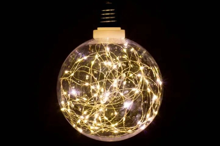 Nexos  57385 Vánoční dekorace - žárovka - 80 LED teple bílá