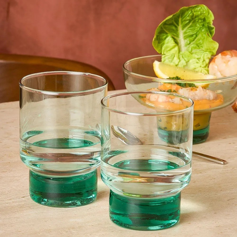 Sklenice v sadě 6 ks z recyklovaného skla 370 ml Revera – BonBistro