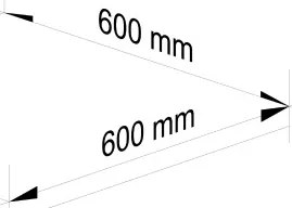 Kuchyňská pracovní deska OLIVIA S60 dub craft
