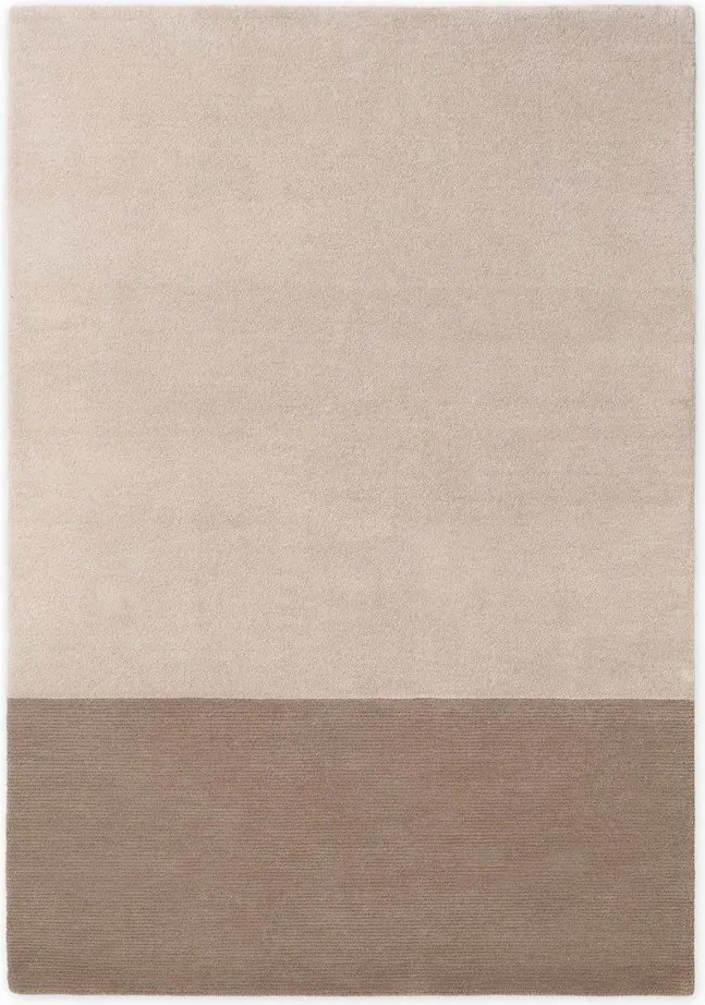 Hnědý/krémový koberec s příměsí vlny 120x170 cm Hugo – Villeroy&Boch