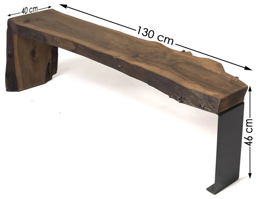 TV stolek Cala 130 cm ořech