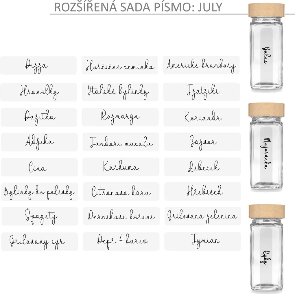usporadejto.cz Sada 24ks kořenek DECOR se 2 schůdky do šuplíku COMPACTA