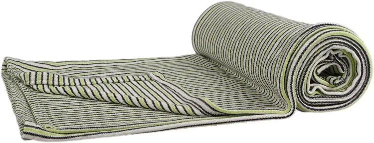 Kaarsgaren Bambusová deka šedo-zelené proužky oboulíc
