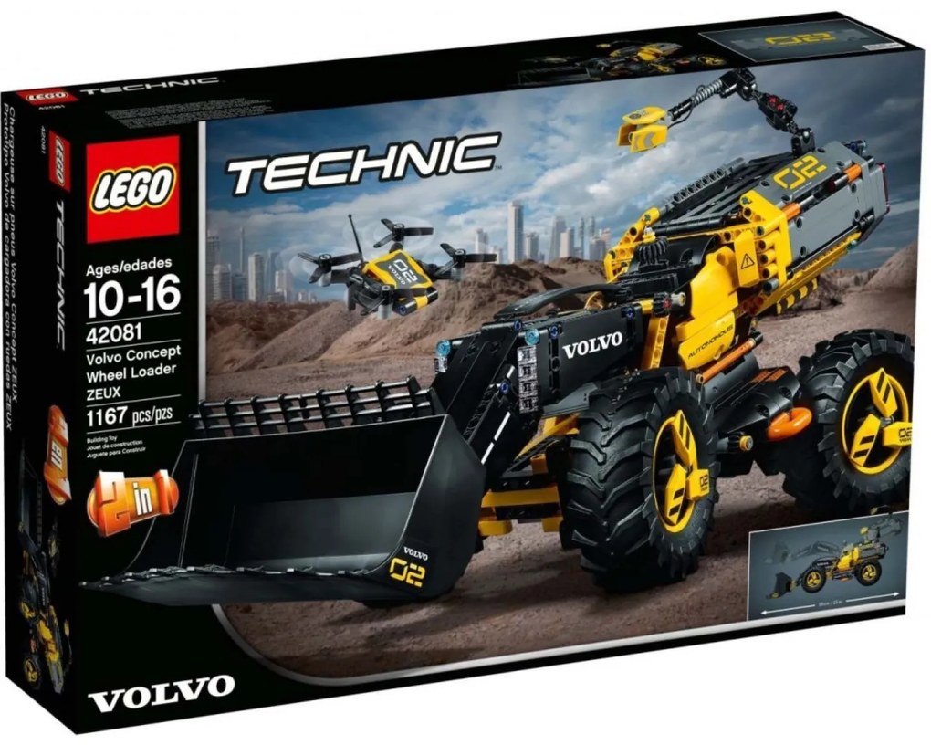 Stavebnice lego technic 42081 volvo koncept kolového nakladače zeux