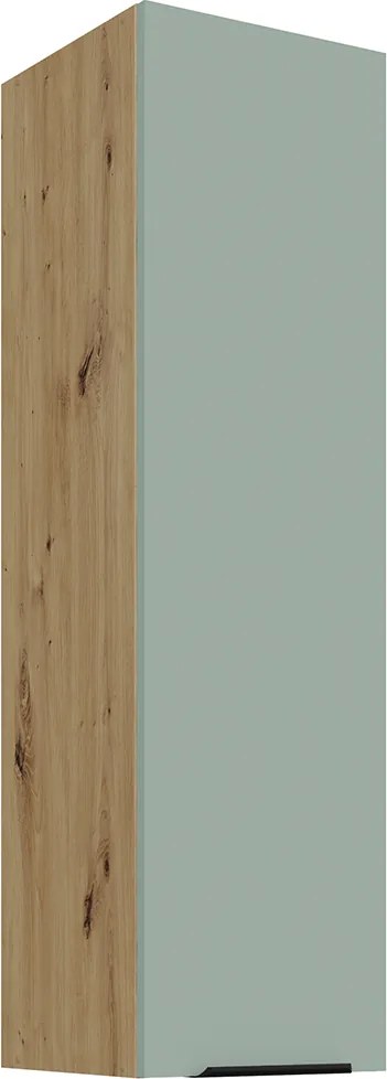 ARIA st | horní skříňka 30 G-108 1F policová | 30 cm | EXTRA VYSOKÁ | ANTI FINGERPRINT povrch | artisan/aquamarine