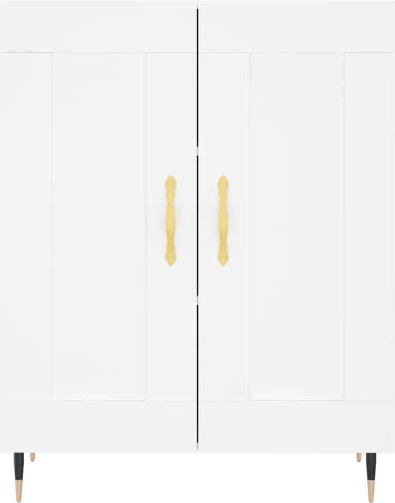 Skříň highboard bílá 69,5 x 34 x 180 cm kompozitní dřevo 3189933
