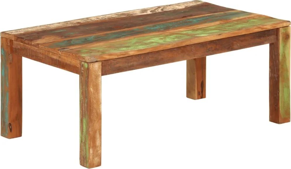 vidaXL Konferenční stolek 100 x 55 x 40 cm masivní recyklované dřevo [356252]
