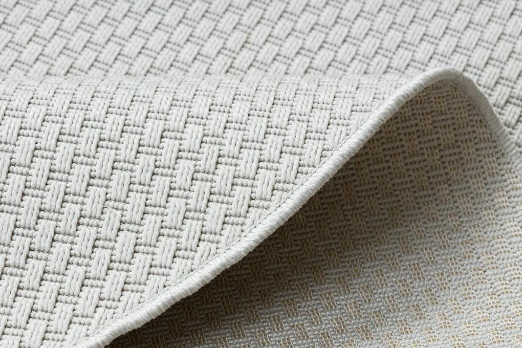 Dywany Łuszczów Kusový koberec Timo 6272 White kruh – na ven i na doma ROZMĚR: 200x200 (průměr) kruh