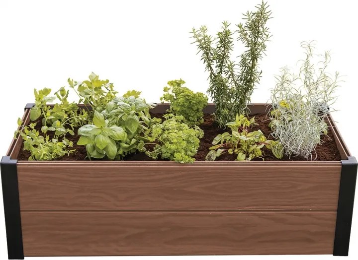 Vyvýšený záhon KETER Maple Trough - hnědý