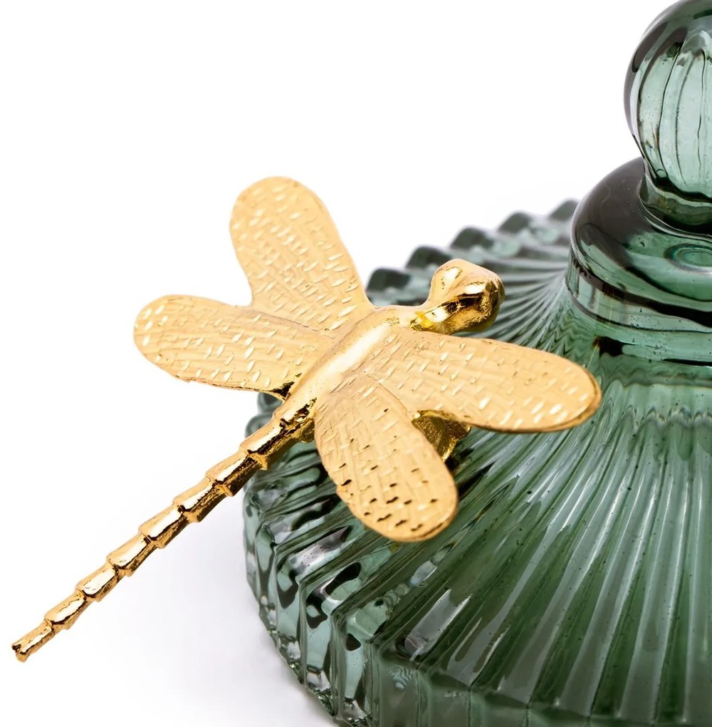 Šperkovnice Dragonfly II lahvově zelená