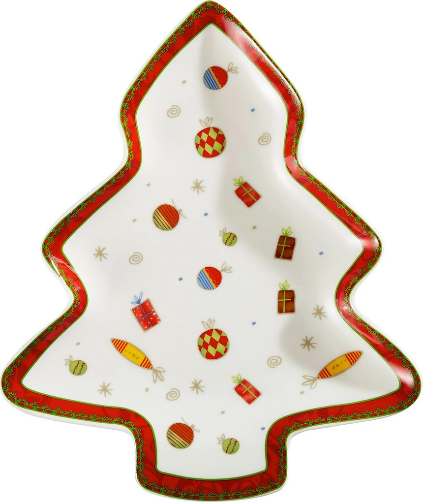 XXXLutz SERVÍROVACÍ PODNOS, keramika, X-Mas - Sváteční nádobí - 0071360141