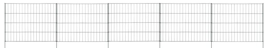 Zahradní plot 115 x 79 cm zelený 146105