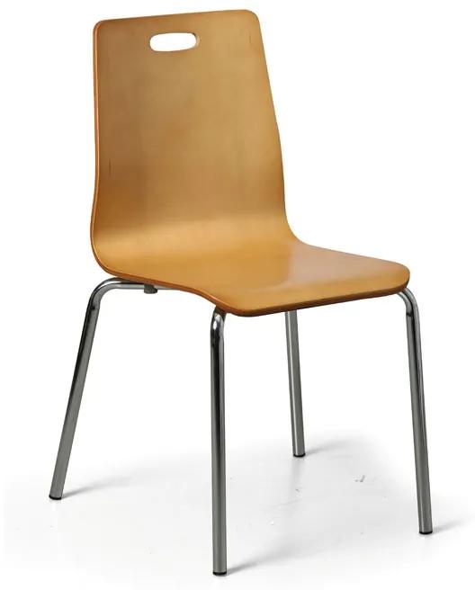 B2B Partner Jídelní židle Betty, přírodní, balení 4 ks
