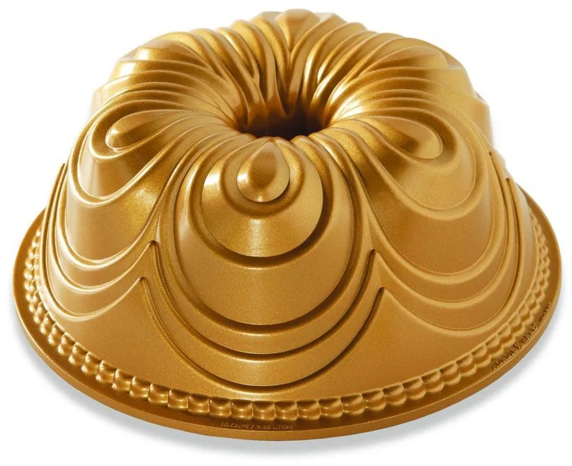 Nordic Ware Forma na bábovku Chiffon, zlatá