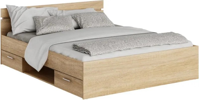 Postel, 160x200, dub sonoma, MICHIGAN NEW Kondela 0000338773