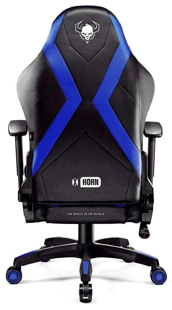 Herní židle Diablo X-Horn 2.0 Normal Size: černo-modrá Diablochairs