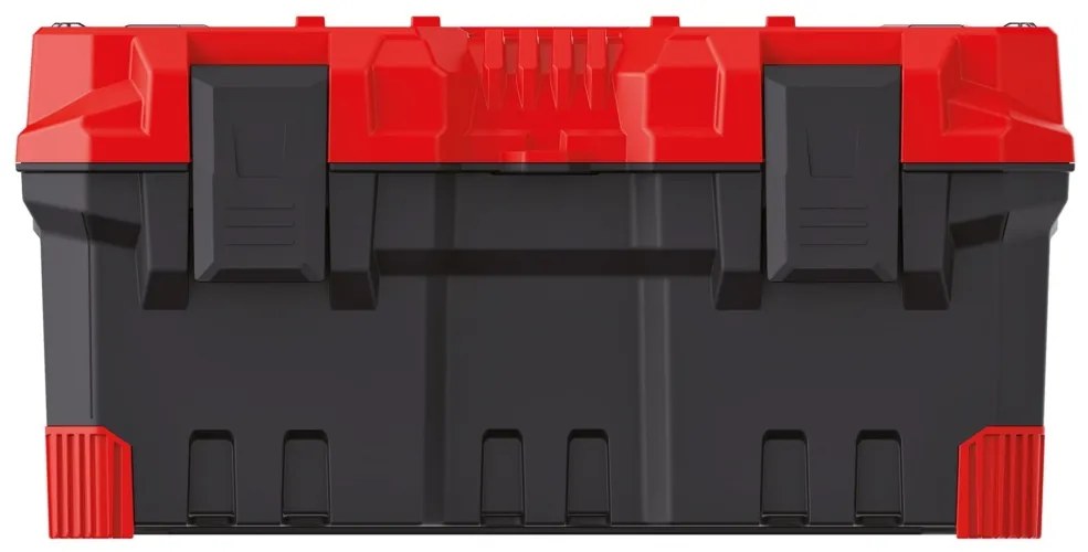 KISTENBERG Kufr na nářadí - TITAN PLUS Rozměr: 49,6x25,8x24 cm, Barva: antracit/červená