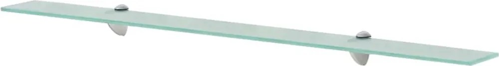 Plovoucí police 2 ks sklo 100 x 20 cm 8 mm 3051525