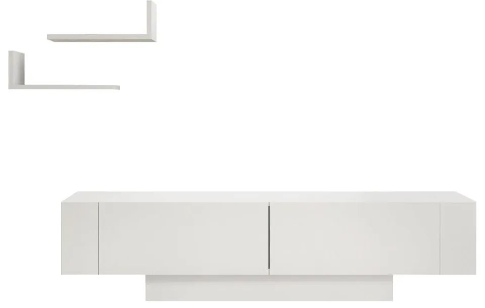 Bílá TV sestava 150x42 cm Matera – Zena Home