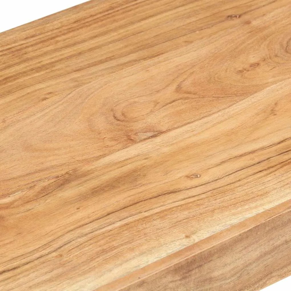 Lavice 110 x 38 x 46 cm masivní akáciové dřevo 323584