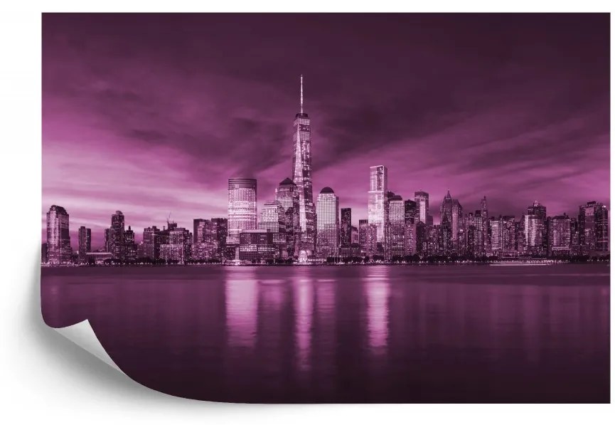 Fototapeta New York City Sunrise In Pink Omyvatelný vlies 460x300