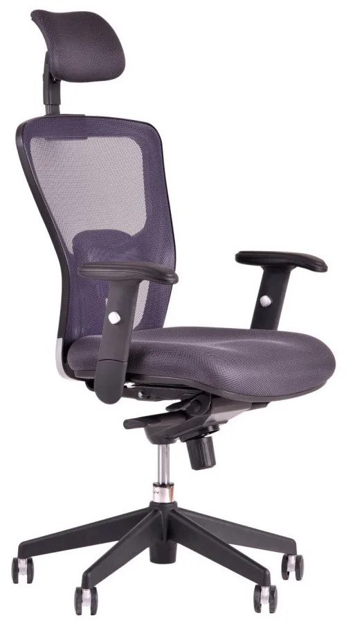Office Pro Kancelářská židle DIKE SP - s podhlavníkem, DK 15, antracit