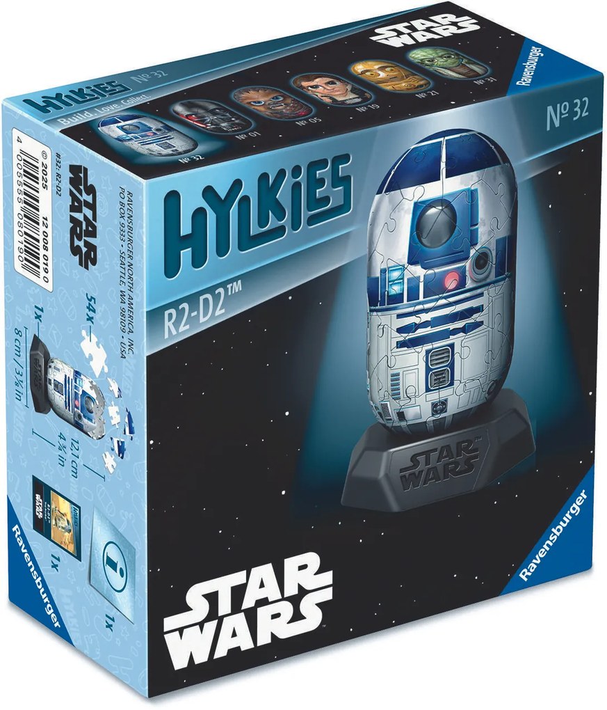 Ravensburger 120080190 hylkies: star wars: r2-d2