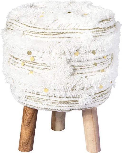XXXLutz TABURET, dřevo, textil, 38/50/38 cm - Taburety - 005937036304