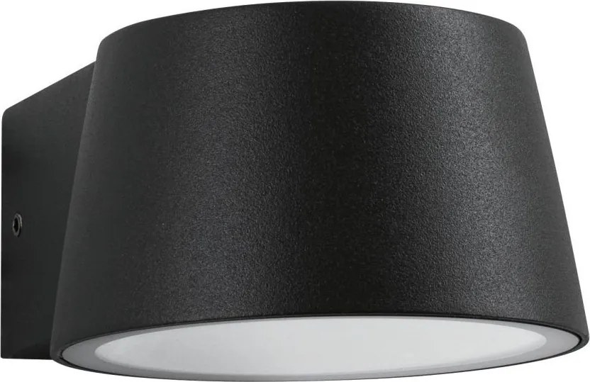 P 94452 Venkovní nástěnné svítidlo Capea černá IP44 6W 230V teplá bílá - PAULMANN