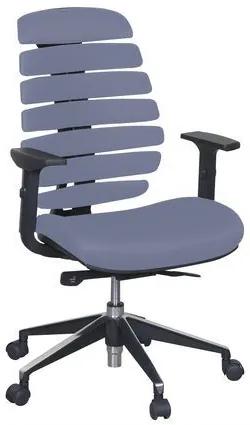 Kancelářská židle Dory, látka, černá/šedá