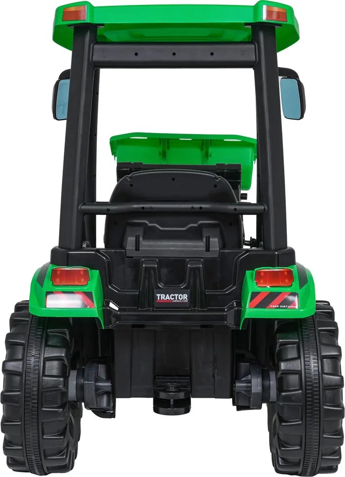 Ramiz MEGA traktor D68 s přívěsem zelený
