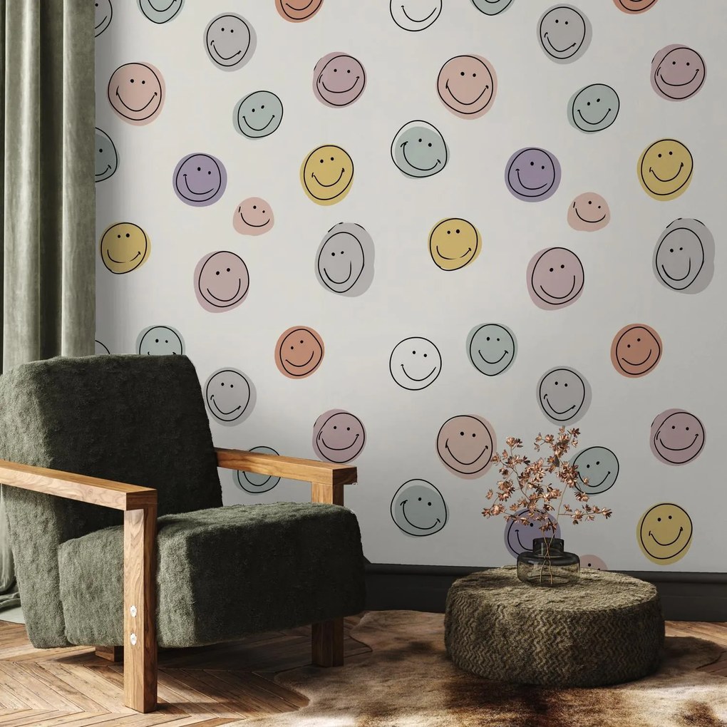 Fototapeta - Smajlíci (245x170 cm)