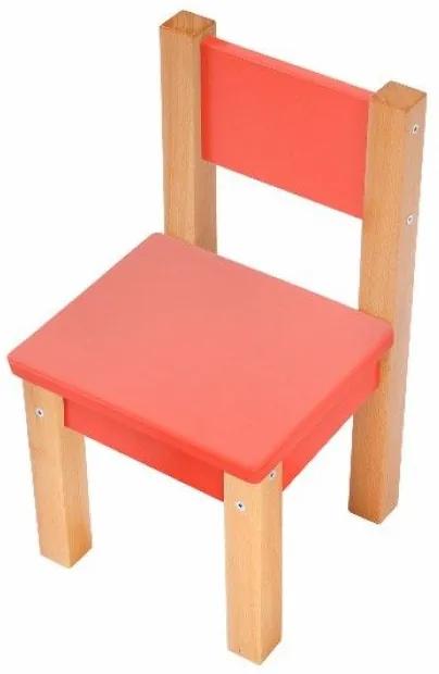 MAXMAX Sada dětských židlí Cathy - červená