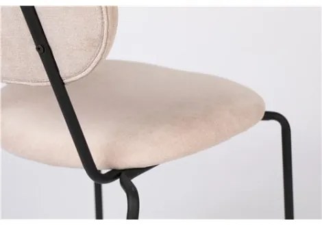 Jídelní židle ASPEN WLL světle růžová White Label Living 1100485